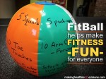 DIY FitBall: A Fun Fitness Activity | makinghealthierdecisions
